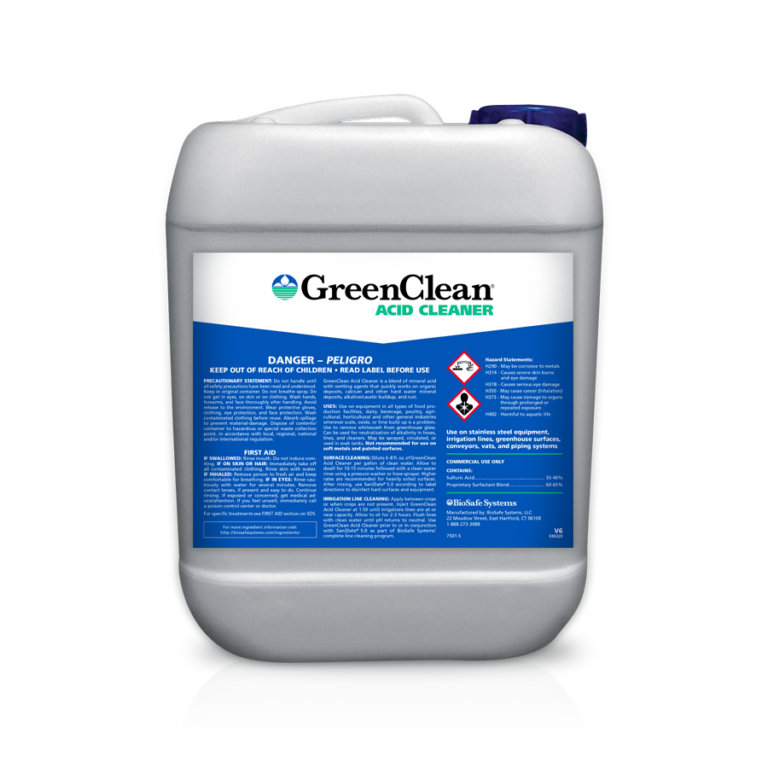 GreenClean® Acid Cleaner – BioSafe Systems